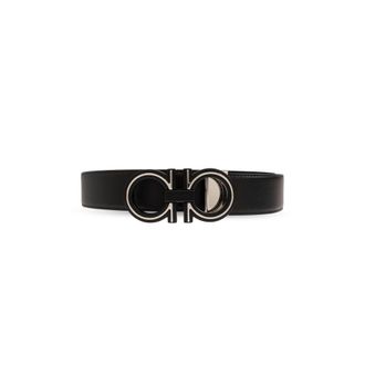 Ferragamo Double Adjus Belt - - Accessories - Herren - Schwarzk - 110 CM