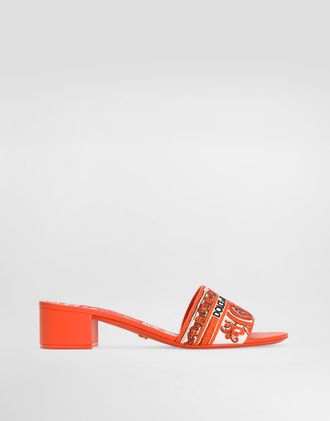 Dolce & Gabbana Ciabatta Flat - Frau Pantoletten Und Mules Mehrfarbig 41