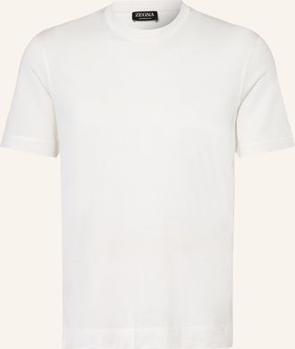 Ermenegildo Zegna Zegna T-Shirt Mit Seide weiss