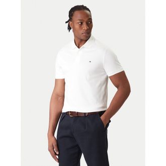 Tommy Hilfiger Poloshirt Essential MW0MW35585 Weiß Regular Fit