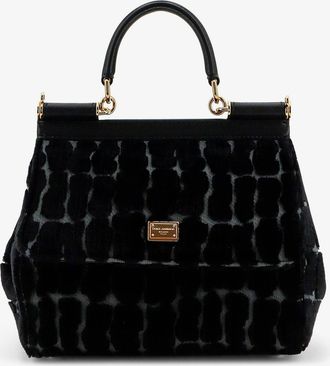 Dolce & Gabbana Sicily velvet handbag - DOLCE & GABBANA - gender_Woman