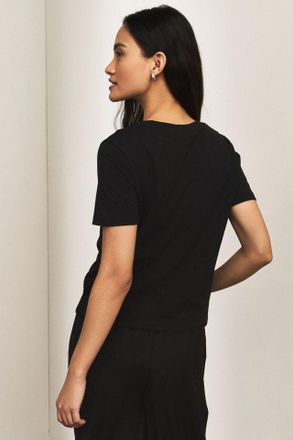 Next T-Shirt Kurz&auml;rmeliges T-Shirt mit Kettenverzierung (1-tlg)