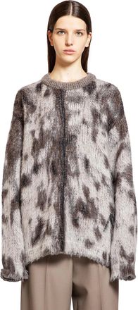 The Attico Mohair Gradient Sweater