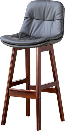 Generic 24/28 Zoll hohe Barhocker, Esszimmerst&uuml;hle mit R&uuml;ckenlehne aus Kunstleder f&uuml;r K&uuml;cheninsel, Kneipe