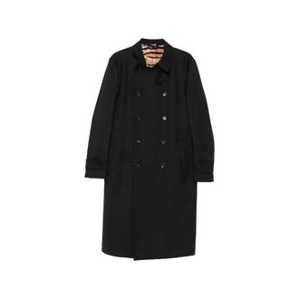 Reveres 1949 Zweireihiger Mantel - - Coats - Herren - Schwarzk - L