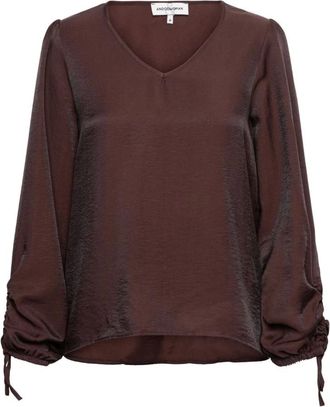 &Co Woman Damen, Blusen & Hemden, Braun, SGr&ouml;&szlig;e