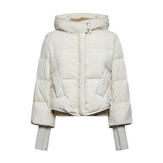 Silvian Heach Kurze Daunenjacke mit hohem Kragen - - Jackets - Damen - Beige - 2XS