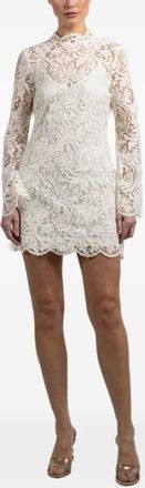 A.L.C. Eden lace detailing dress - Wei&szlig;