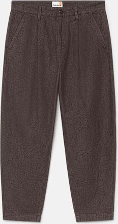 Timberland Claremont Falten-Chinohose mit Fischgr&auml;tmuster f&uuml;r Herren in Braun, Herren, Braun, Gr&ouml;&szlig;e
