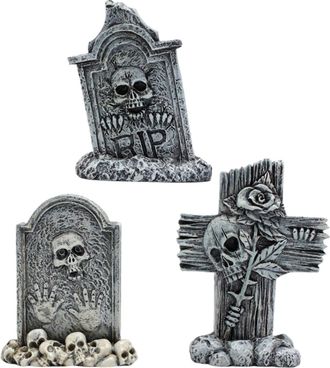 Generic Grabstein Figur Grabstein Statue Grabstein | Schreckliche kleine Grabsteine Figur Innen | Kleine Grabsteine Halloween Grabsteine Einzigartige Deko f&uuml;r