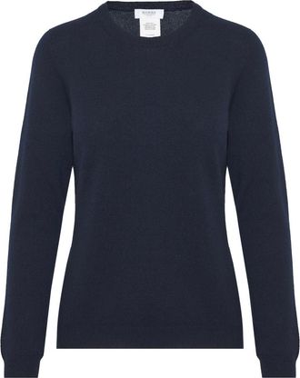 Barba Femme, Pulls, Bleu, Taille: 38 FR Maille en cachemire &agrave; col rond