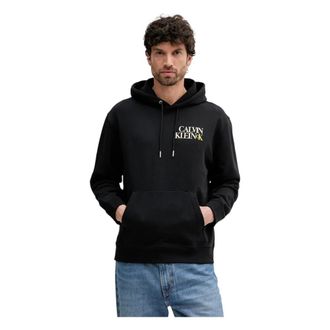 Calvin Klein Jeans Homme, Sweatshirts et sweats &agrave; capuche, Noir, Taille: L Sweat &agrave; capuche