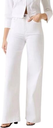 Guess Femme, Jeans, Blanc, Taille: W24 Wide Jeans