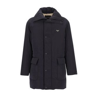Emporio Armani Vestes - Homme - Manteaux - Bleu - Taille: M