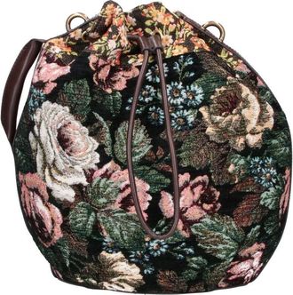 Dries Van Noten Mittlere Bucket Bag Floral