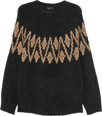 Dondup Pull Col Rond - Gris