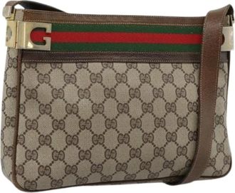 Gucci Sac bandouli&egrave;re vintage GG Canvas Pre-owned - Femme - Pre-owned - Beige - Taille: ONE Size