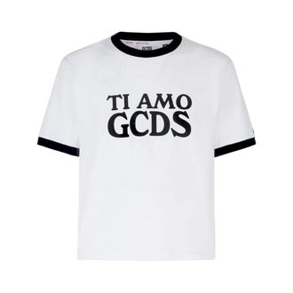 GCDS T-Shirts - - Tops - Herren - Wei&szlig; - S