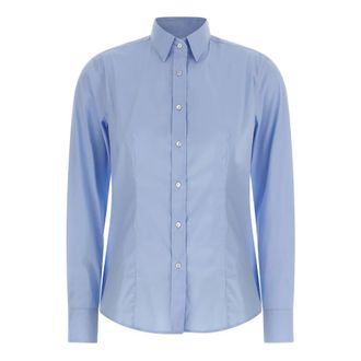 Xacus Femme, Blouses et Chemises, Bleu, Taille: 42 FR Chemise Classique Sara