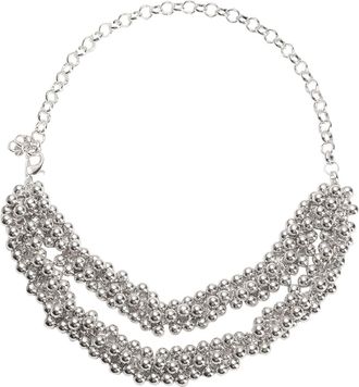 8 by YOOX MULTIPLE SPHERES NECKLACE