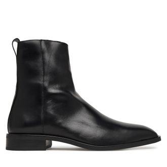 Calvin Klein Stiefel Calvin Klein Slim Clean Zip Boot Lth HM0HM02007 Schwarz