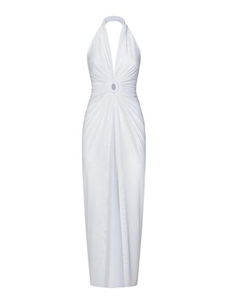 Fisico Robe Au Genou - Blanc