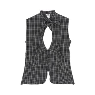 Gimaguas Femme, Blouses et Chemises, Multicolore, Taille: 36 FR Tie Detail Sleeveless Top