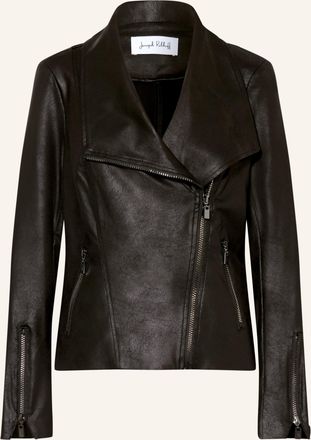 Joseph Ribkoff Jacke In Lederoptik schwarz