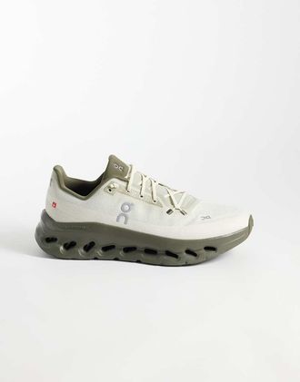 On Cloudtilt baskets de tous les jours beige et vert-Marron