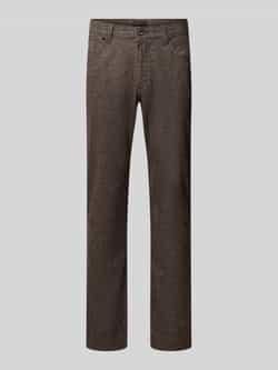 Bugatti Regular Fit Hose aus Baumwoll-Mix mit Viskose-Anteil Modell Cordoba