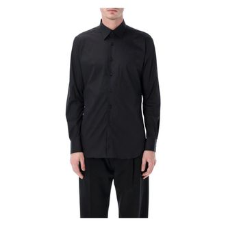 Xacus Stretch Baumwoll-Klassikhemd - - Shirts - Herren - Schwarzk - 2XL
