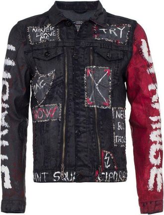 Cipo & Baxx Jeansjacke Jacke mit Knopfleiste, CJ248