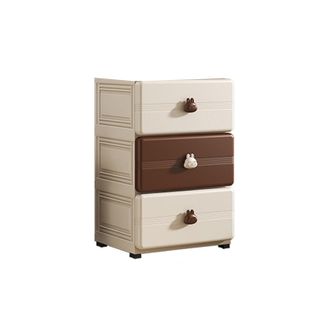 Generic Schubladenkommode mit gro&szlig;em Fassungsverm&ouml;gen, Kunststoff-Aufbewahrungsschrank mit Rollen und Klickverbindung, geeignet for Wohnzimmer und begehbare K