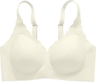 Generic Soutien Gorge Invisible Soutien Gorge sans Armature Brassiere Femme sans Armature De Classique Bandeau Glissant sans Bretelles Seamless Ligne Unique B