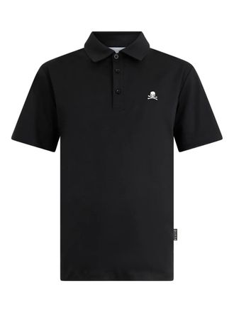Philipp Plein polo &agrave; logo imprim&eacute; - Noir