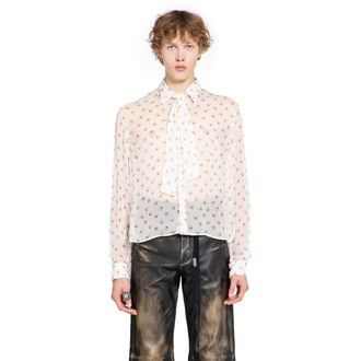 Ann Demeulemeester Stack Comfort Crooped Shirt with Necktie