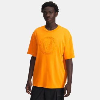 Under Armour Logo x Mansory Kurzarm-Oberteil f&uuml;r Herren Squad Orange / Schwarz XXL