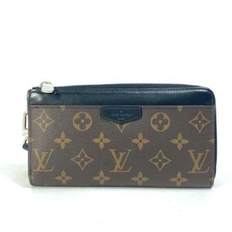 Louis Vuitton Pre-owned Monogram Macassar Long wallet (bi-fold) - Homme - Pre-owned - Brun - Taille: ONE Size
