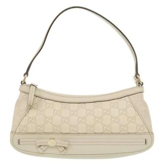 Gucci Sac bandouli&egrave;re vintage doccasion - Femme - Pre-owned - Beige - Taille: ONE Size