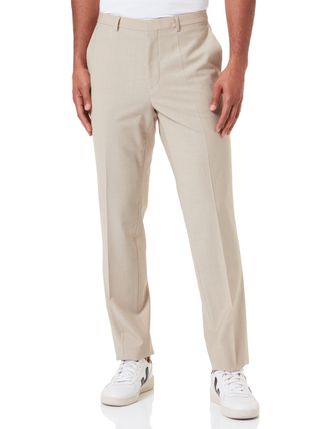 HUGO BOSS Mens Hesten232X Trousers, Light Beige274, 56