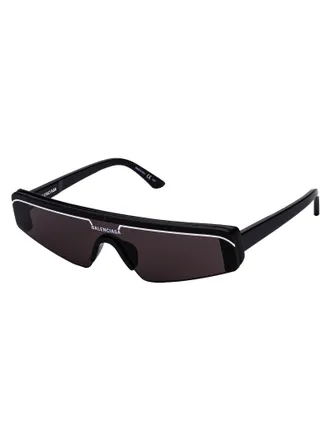 Balenciaga Unisex Sunglasses Black-Grey Acetate Black-Black-Grey Black/black/grey