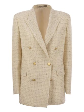 Tagliatore Doppelreihiger Blazer - Nude