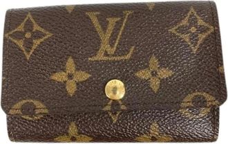 Louis Vuitton unisex, Pre-owned, Brun, Taille: ONE Size Porte-cl&eacute;s en toile Pre-owned