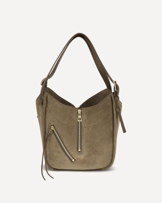Loewe Hammock Flip Suede Handbag Female UNI