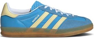 adidas Gazelle Indoor Woman (Semi Blue Burst/Almost Yellow, Syst&egrave;me pointure EU, adulte, femme, taille M, 40), Bleu (Semi Blue Burst Almost Yellow), 40 EU