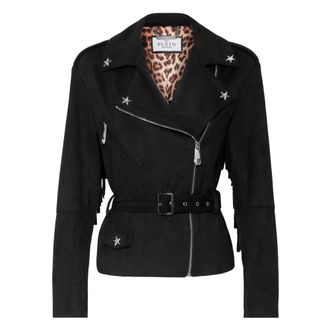 Philipp Plein Damen, Jacken, Schwarzk, LGröße