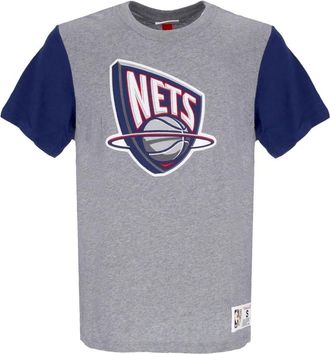 Mitchell & Ness NBA Color Blocked Tee - - Tops - Herren - Grau - S