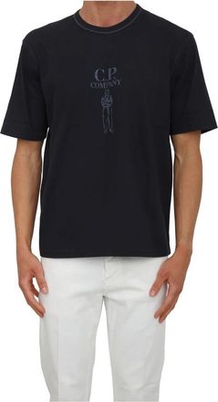 C.P. Company C.p. Company, Homme, Tops, Bleu, Taille: M T-Shirt
