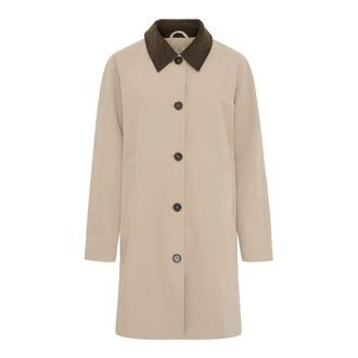 Notyz Einreihiger Mantel - - Coats - Damen - Beige - 3XL