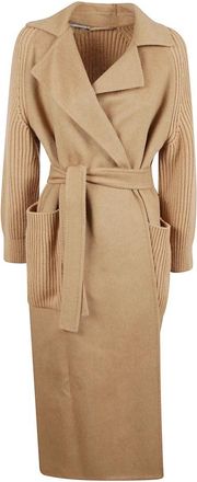 Max Mara Berard Wickelmantel - - Coats - Damen - Braun - 4XS